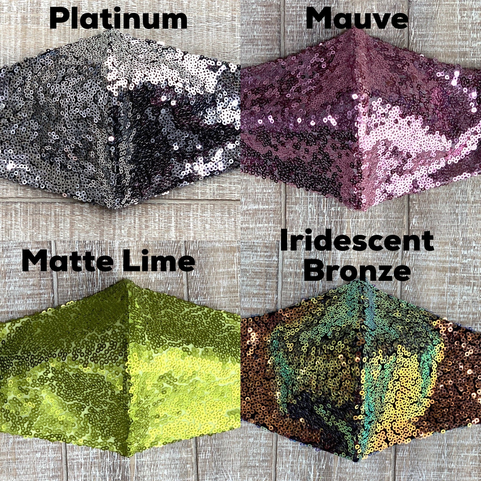 Sequin Sparkly Bling Fashion Face Mask Filter Pocket Insert - Etsy