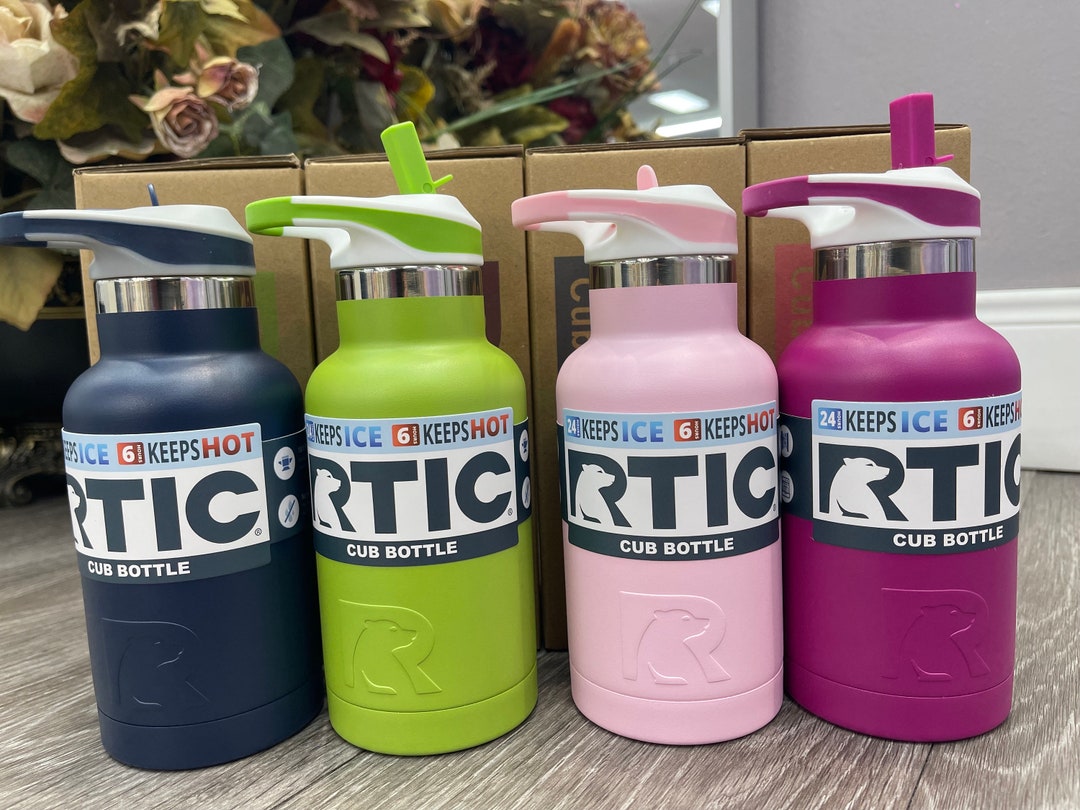 RTIC 12 Oz Cub Bottle - Laser Engraved - Child's Sports Bottle - Kid's ...