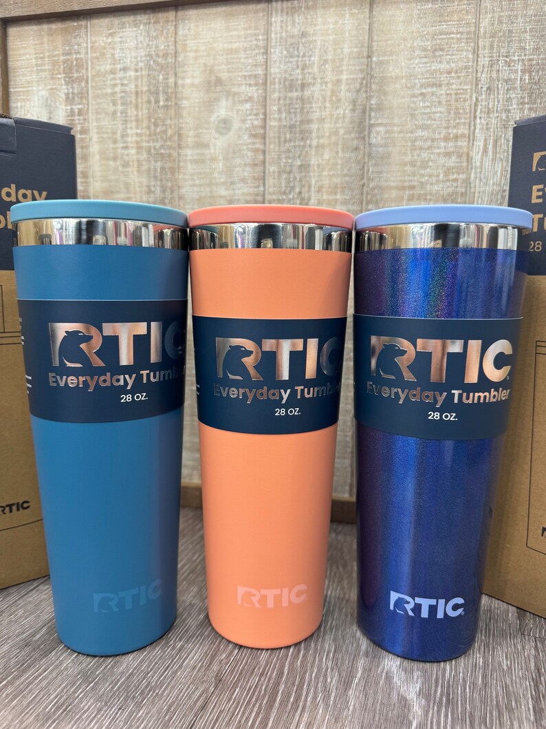28oz RTIC EVERYDAY Tumbler NEW Design - Comes With Straw - Custom ...