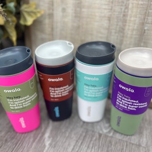 OWALA 20oz Smoothsip Coffee Cup - Custom Laser Engraved - Double ...