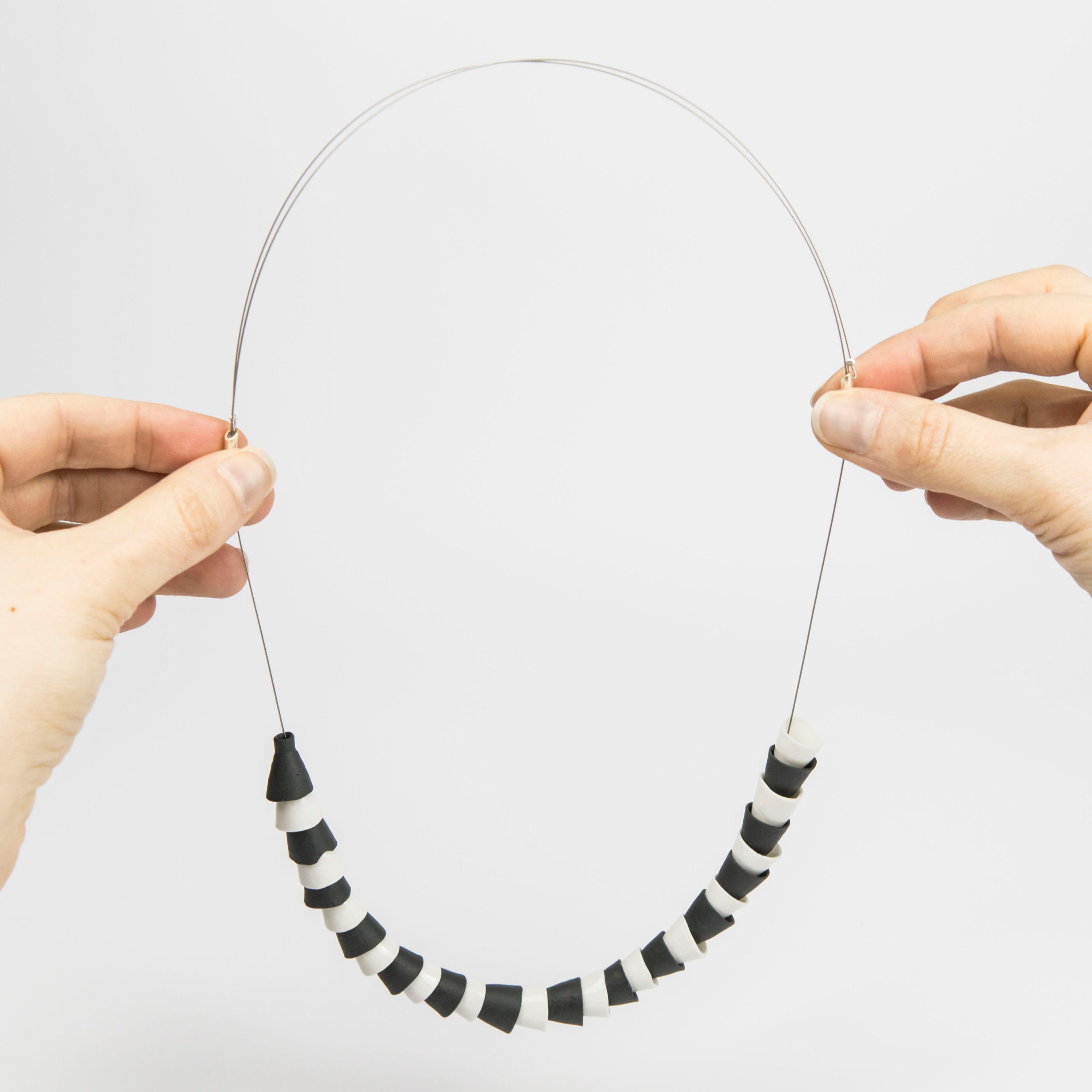 PORCELAIN NECKLACE Tubes/porcelain Tubes/tubec Necklace/minimalistic ...