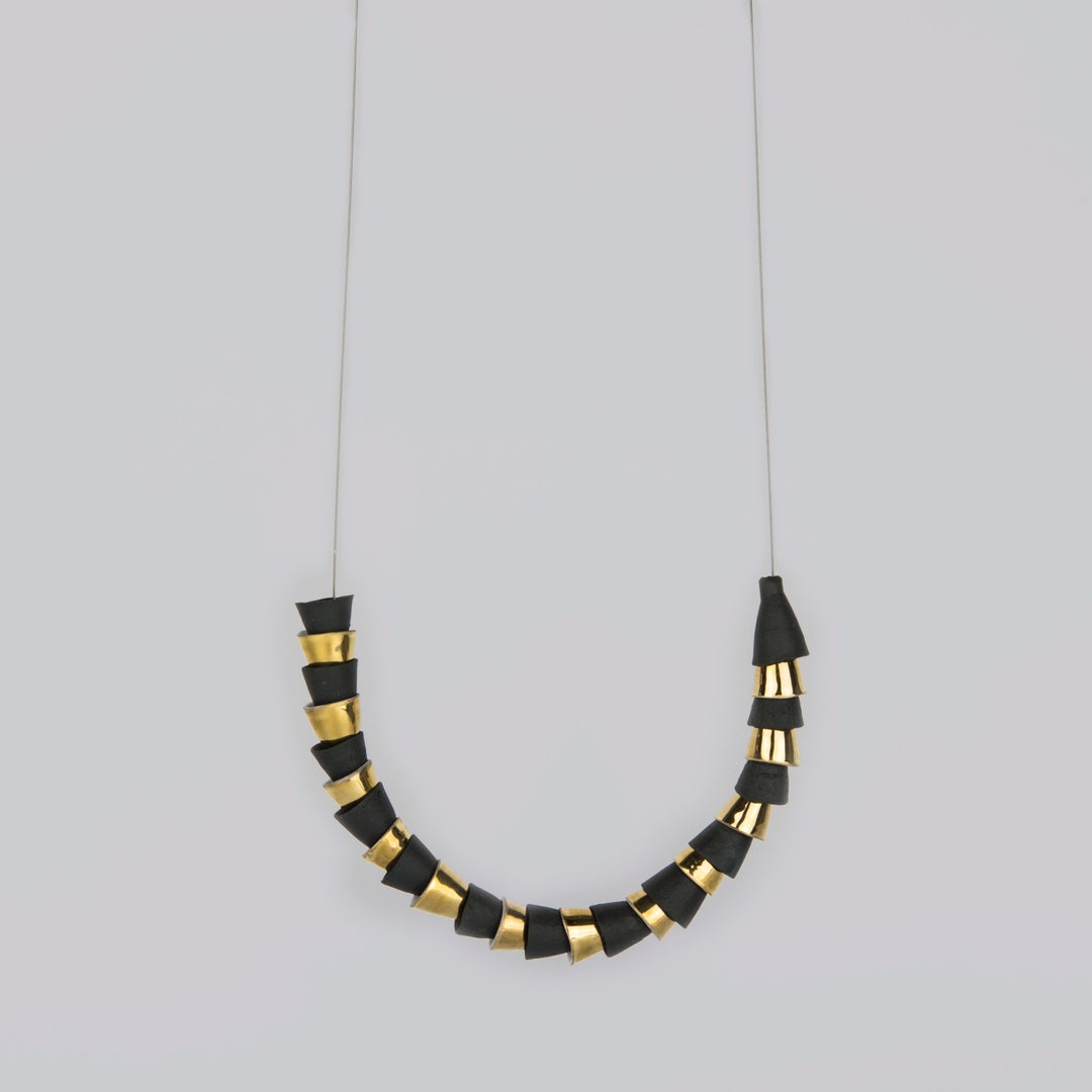 PORCELAIN NECKLACE Tubes/porcelain Tubes/tubec Necklace/minimalistic ...