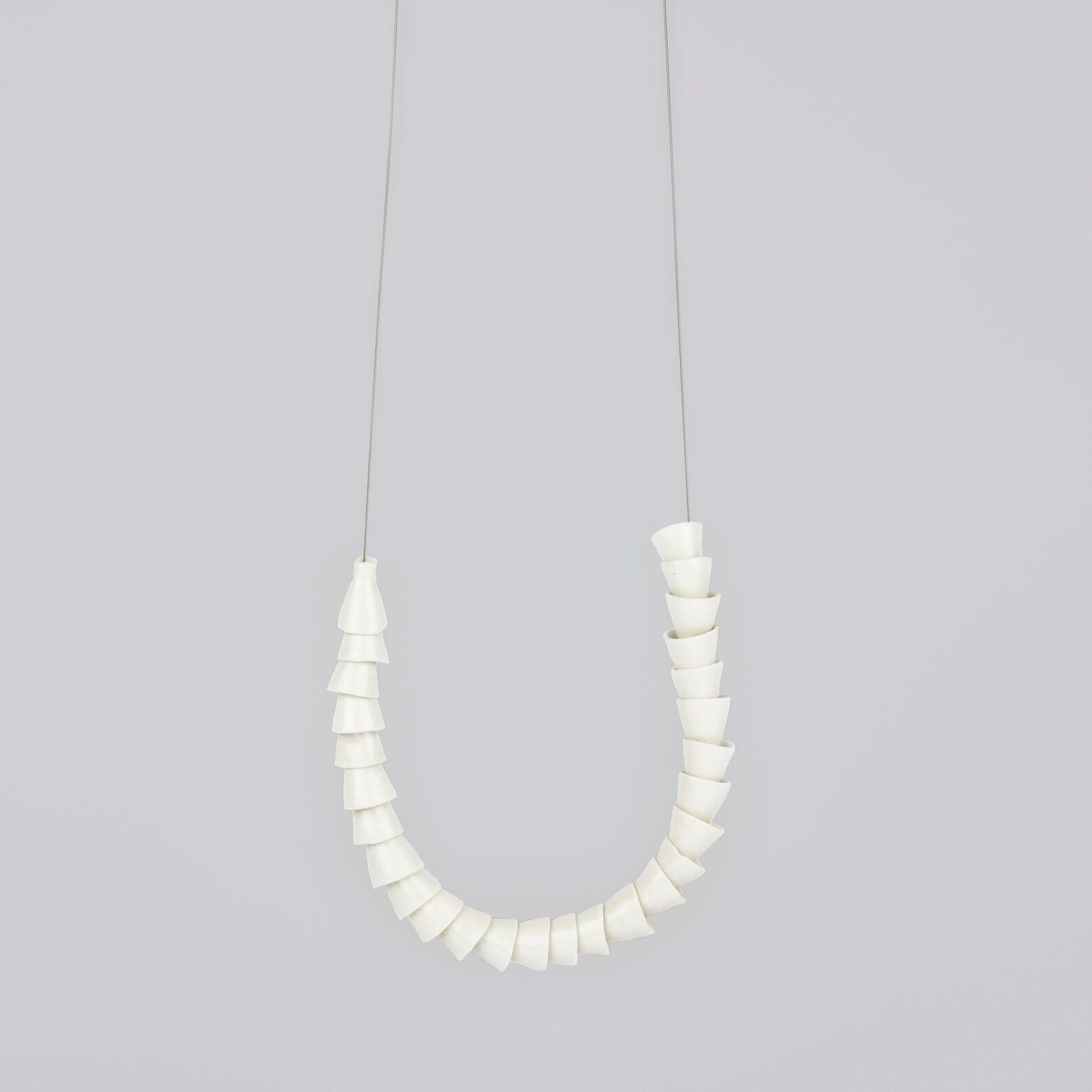 PORCELAIN NECKLACE Tubes/porcelain Tubes/tubec Necklace/minimalistic ...
