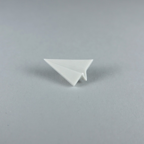 MINIMALIST ORIGAMI Plain/origami Plain Ceramic Pin/origami - Etsy
