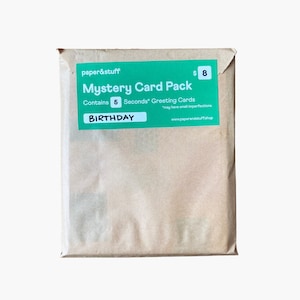 Mystery Greeting Card Pack - 5 Random Cards With Unique Designs ...