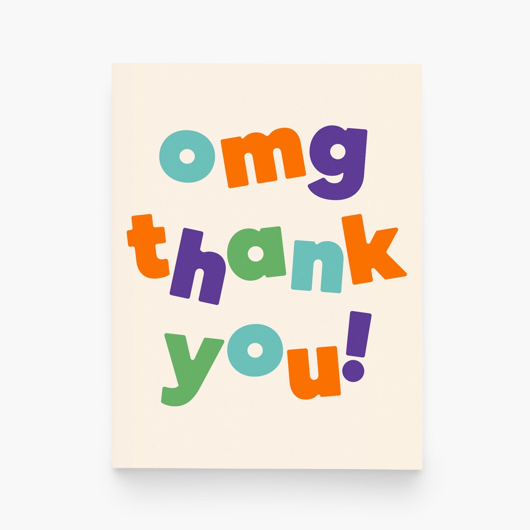 Thank You Card - Express Gratitude With Fun, Perfect for Friends ...