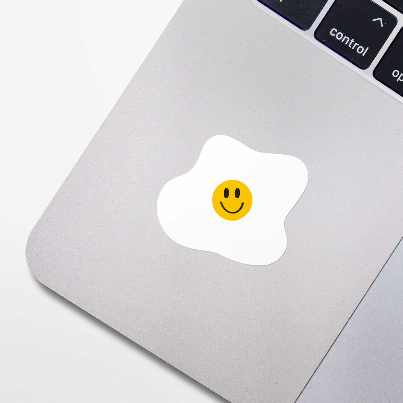 Happy Face Fried Egg Sticker: Waterproof Vinyl Decal - Etsy