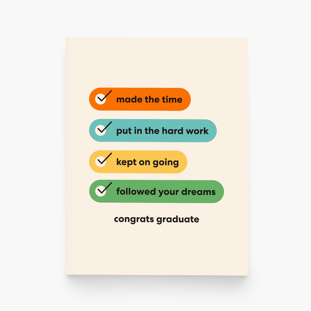 Graduation Congratulatory Card - Celebrate Your Achievements and Dreams ...