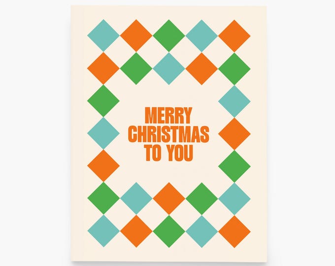 Funny Christmas Paper Card W/ Envelope 1 Card Merry Christmas Holiday ...