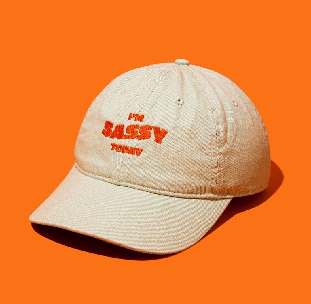 I'm Sassy Today Embroidered Dad Hat - Organic Cotton Cap for Everyday ...