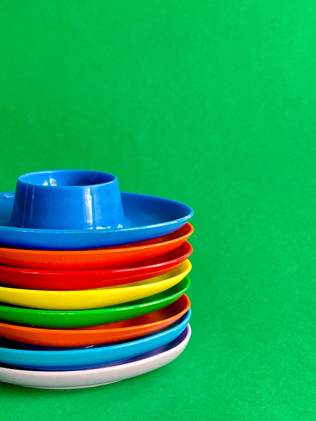 70s Set of 8 Space Age Plastic Egg Cups, Made in West Germany - Etsy