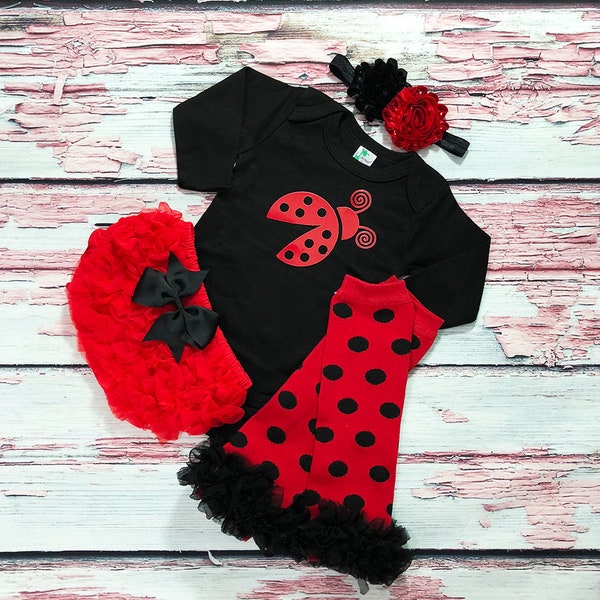 Baby Girl Ladybug - Etsy