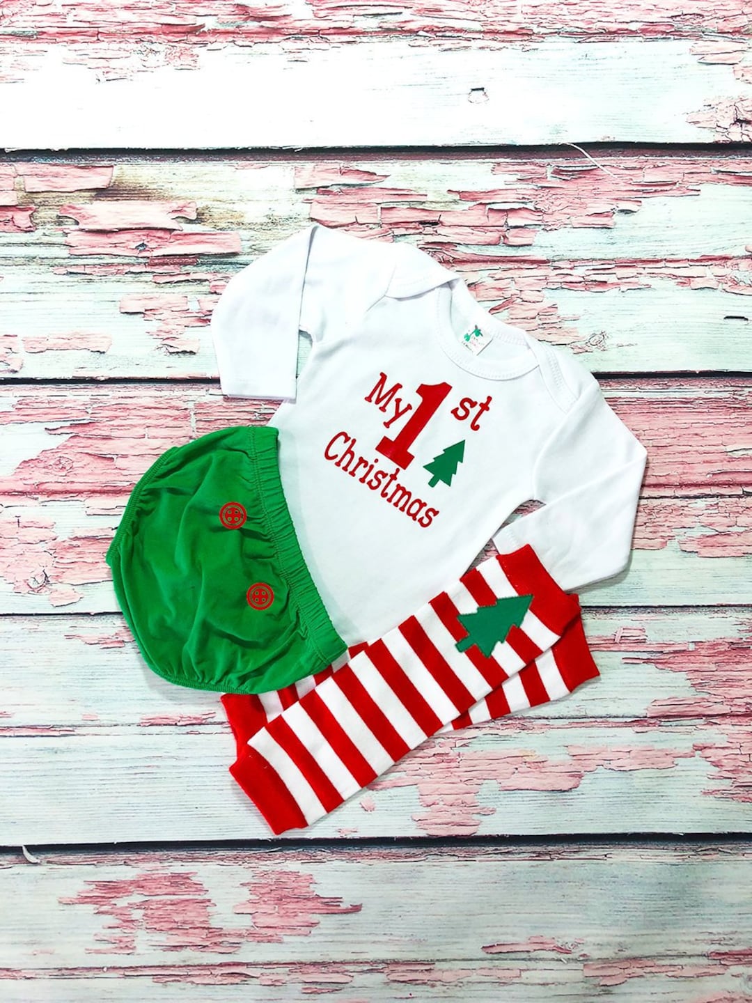 My 1st Christmas Baby Boys Christmas Outfit, Baby Boys 1st Christmas ...