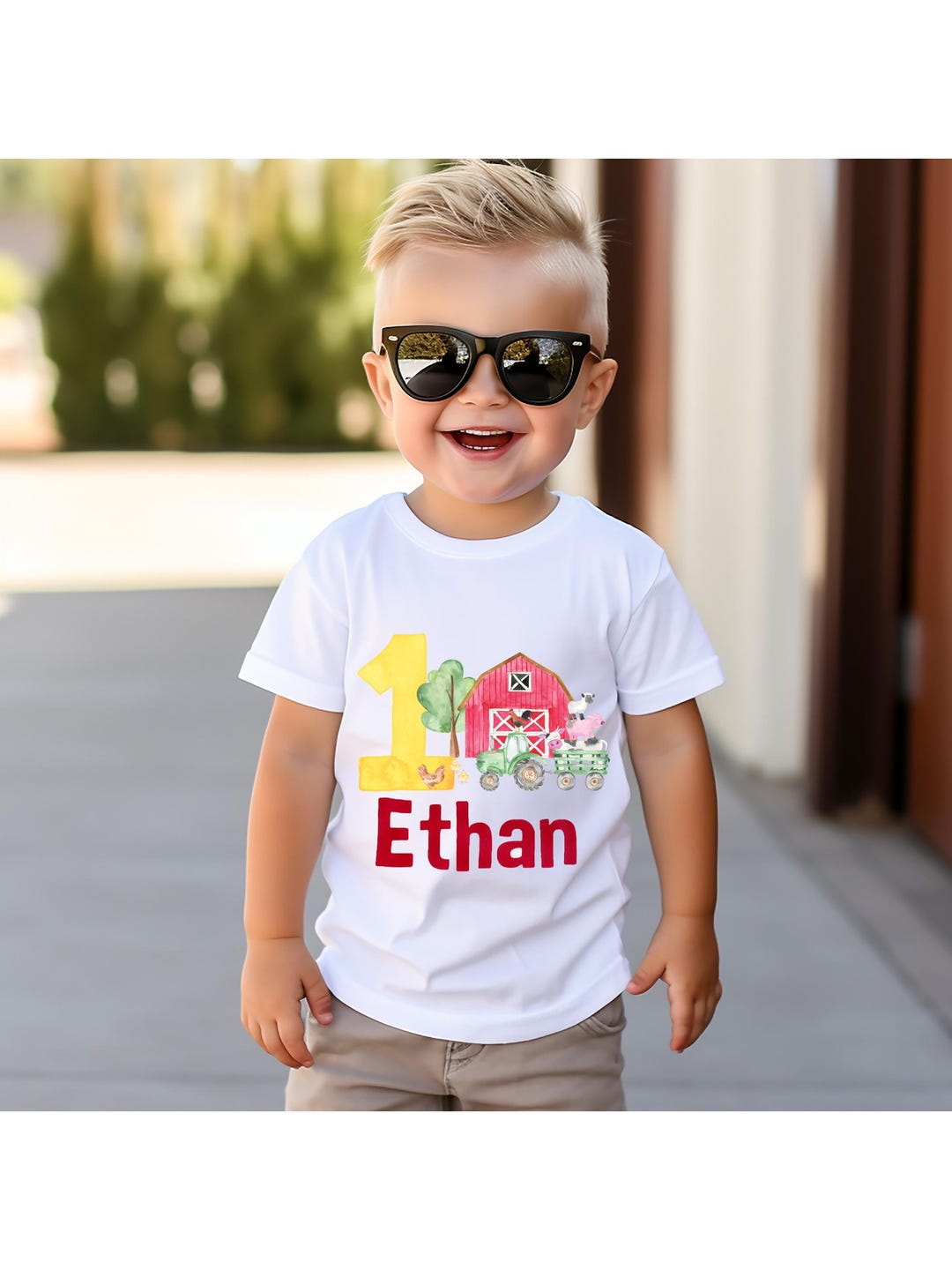 Boys Barnyard First Birthday - Boys Farm 1st Birthday Outfit - Boys ...