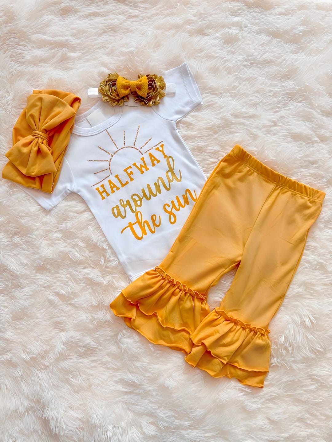 Girls Half Trip Around the Sun Outfit -girls Halfway Around the Sun ...