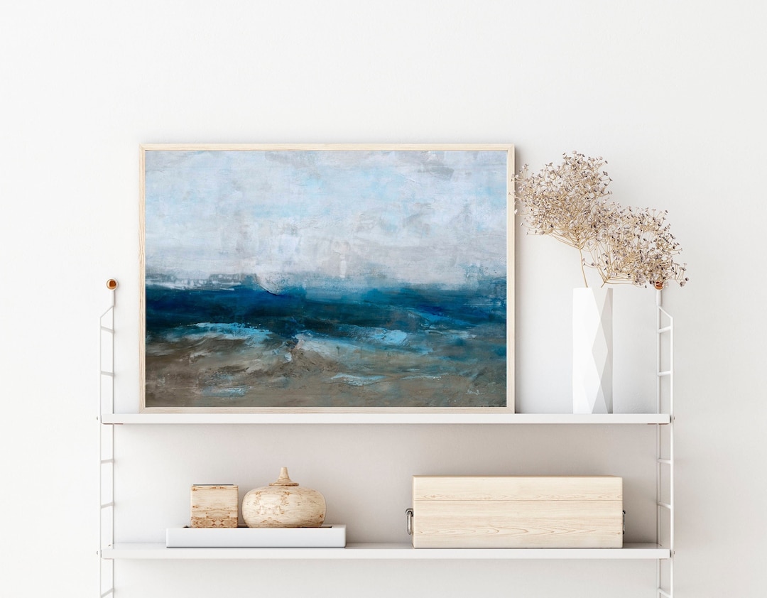 Marine Prints, Abstract Marine Painting, Modern Marine Wall Art ...