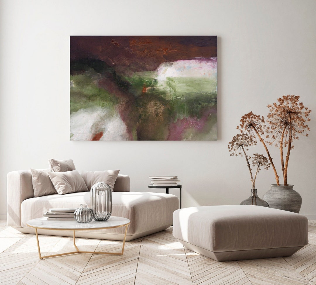 Sober Elegant Painting, Abstract Painting for Elegant Office, Aesthetic ...