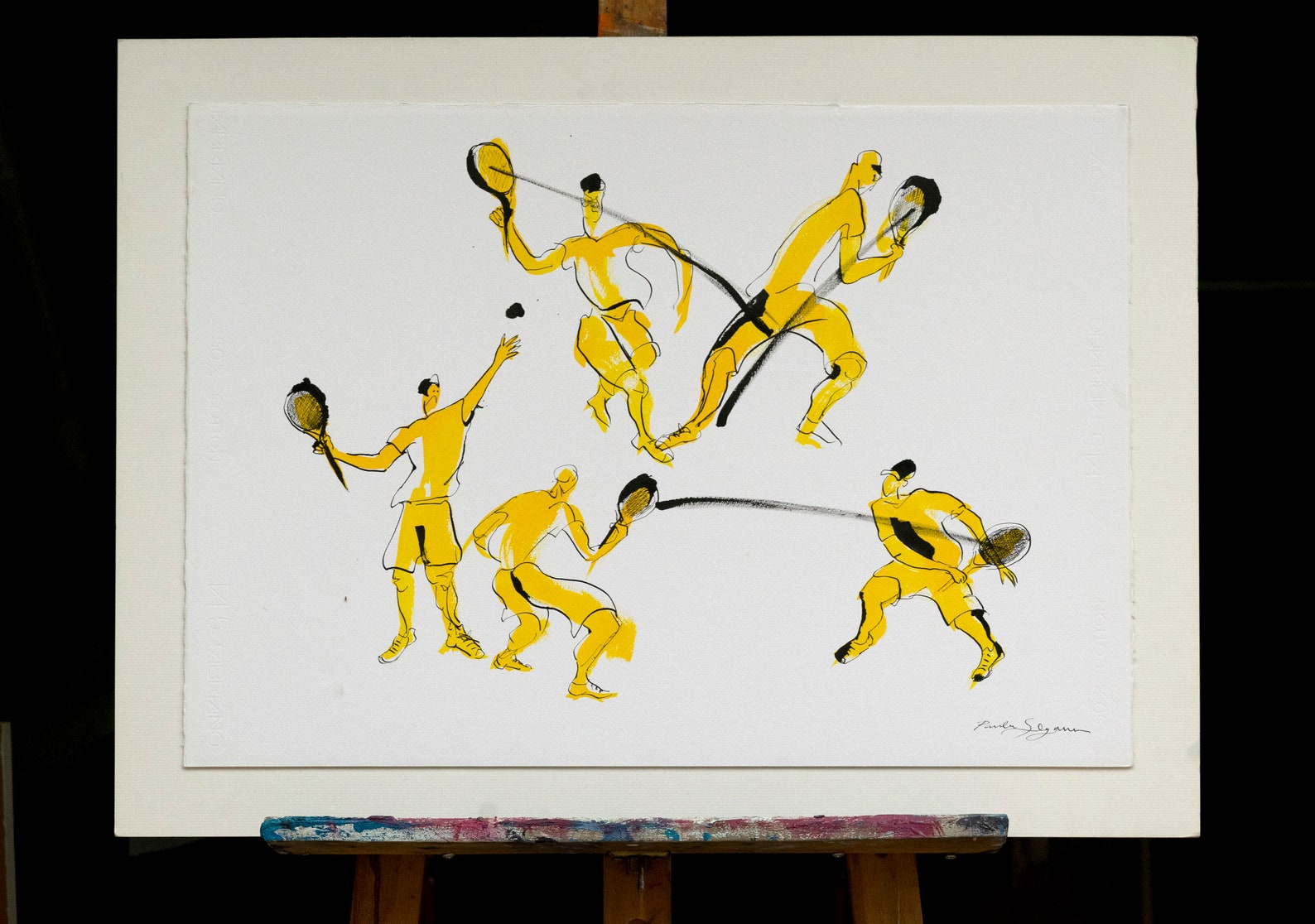 Watercolor Tennis, Tennis Coach Gift, Tennis Gifts, Tennis Player Gift ...