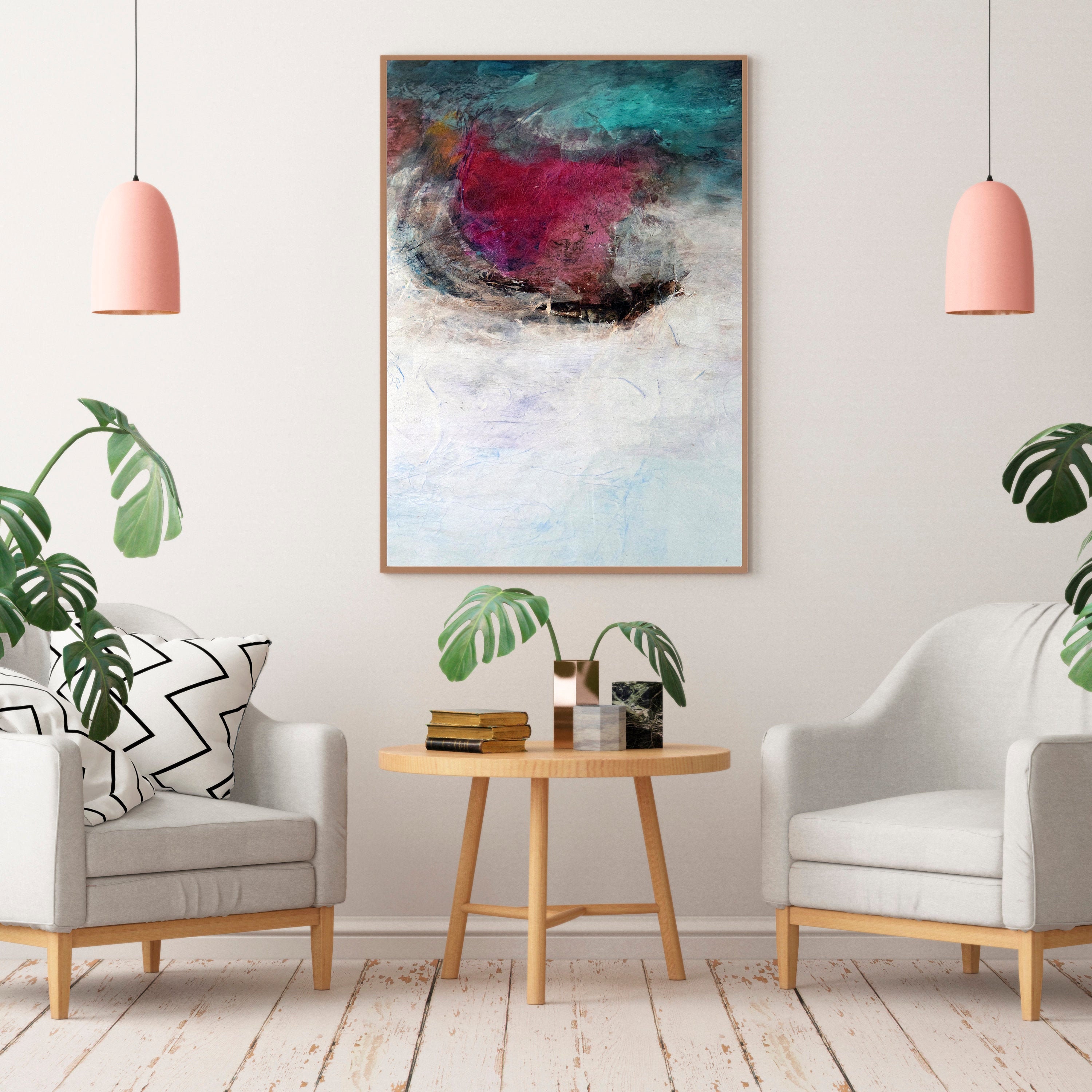 Extra Large Wall Art Abstract, Huge Wall Art, Large Colorful Abstract ...