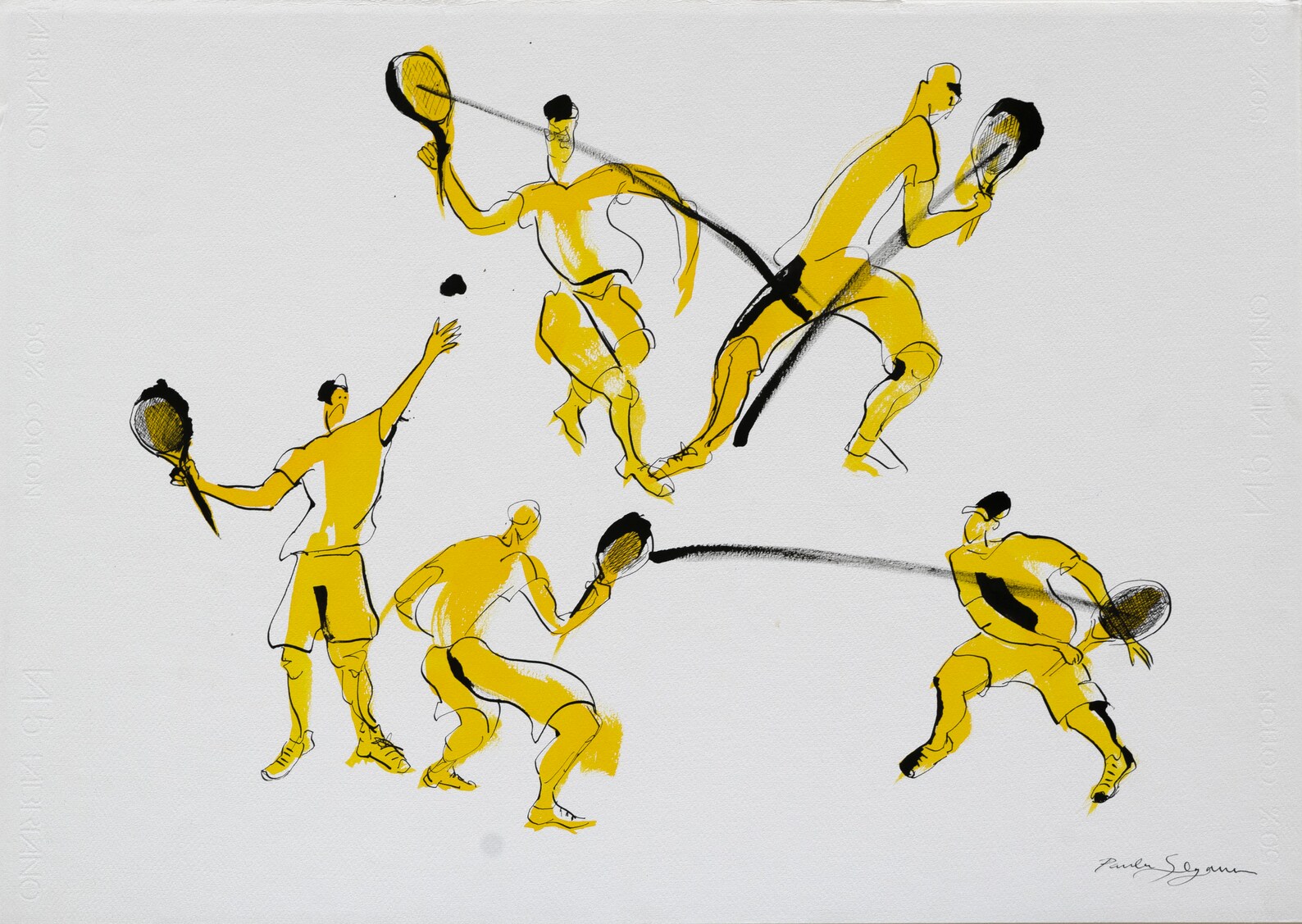Watercolor Tennis, Tennis Coach Gift, Tennis Gifts, Tennis Player Gift ...