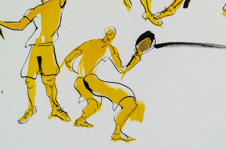 Watercolor Tennis, Tennis Coach Gift, Tennis Gifts, Tennis Player Gift ...