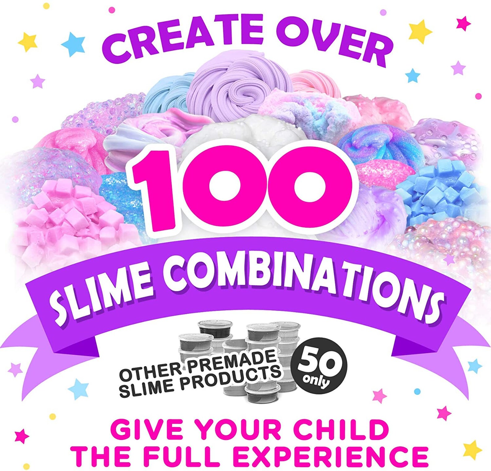 Original Stationery Unicorn Slime Kit Supplies Stuff For Girls Etsy