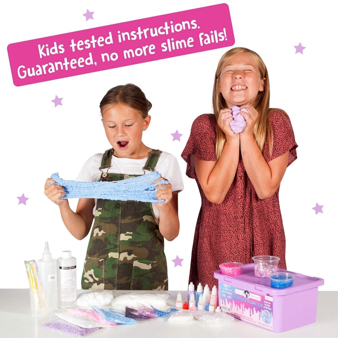 Original Stationery Unicorn Slime Kit Supplies Stuff For Girls Etsy