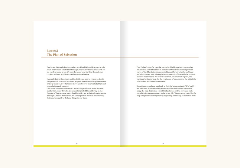 Baptism Prep Workbook Booklet Pamphlet LDS Children's Gospel Guide to ...