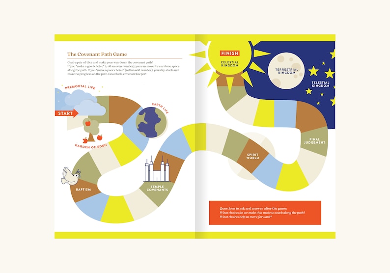 Baptism Prep Workbook Booklet Pamphlet LDS Children's Gospel Guide to ...