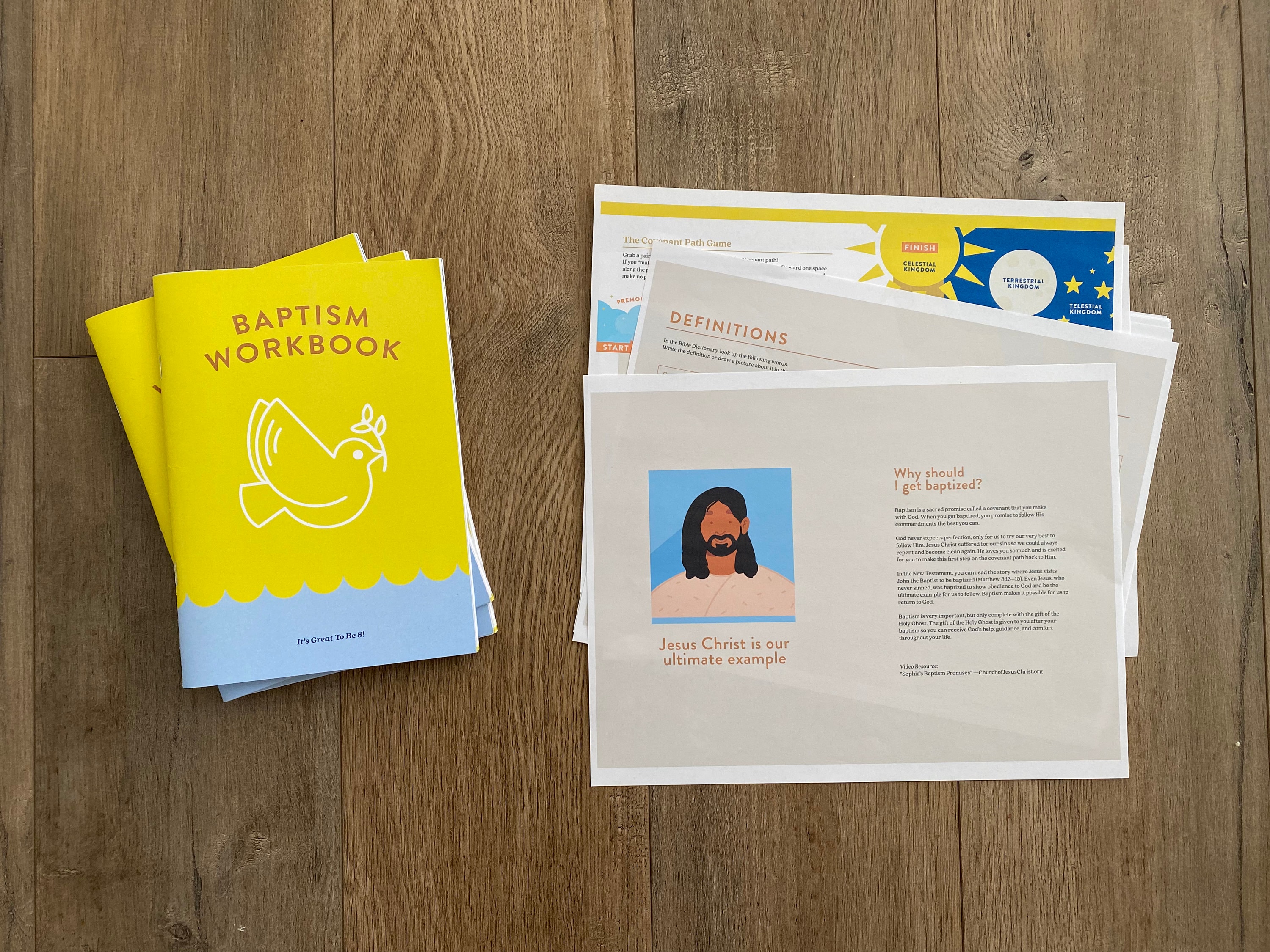 Baptism Prep Workbook Booklet Pamphlet LDS Children's - Etsy