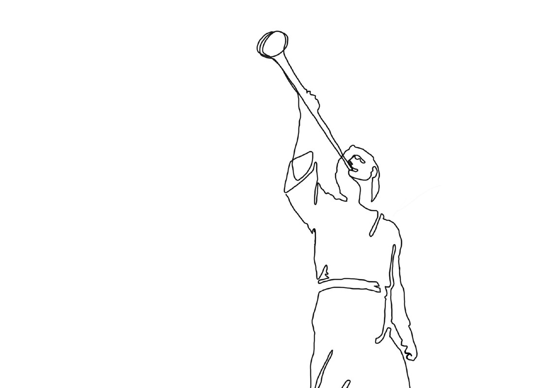 Angel Moroni 7 X 15 LDS Temple Modern LDS Art Print/digital Download ...