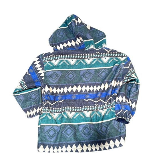 Current Seen Reversible Aztec Fleece & Nylon Shell Ja… - Gem