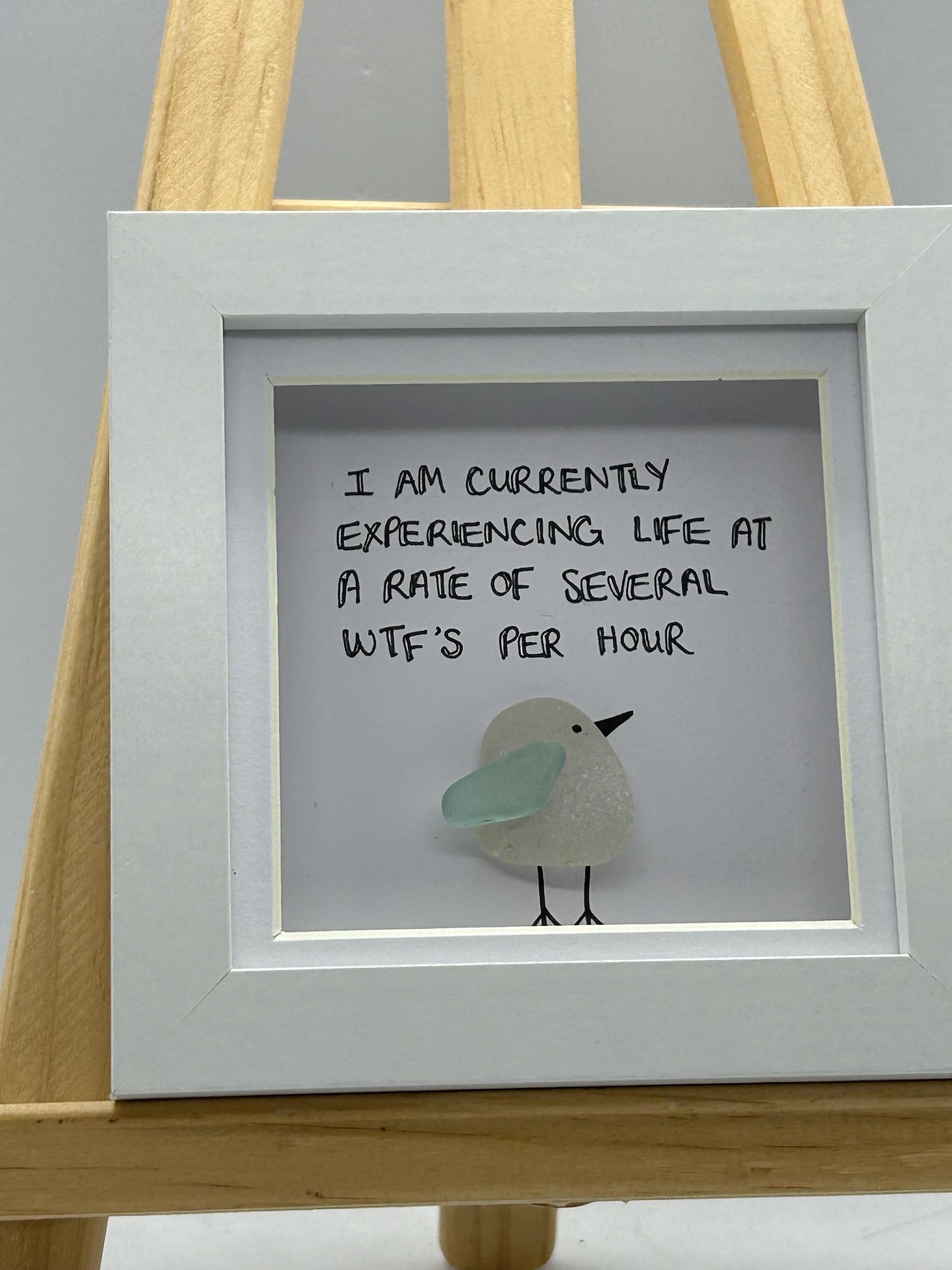 Sea Glass Art Frame Life at Rate of Several Wtfs per Hour WTF Funny ...