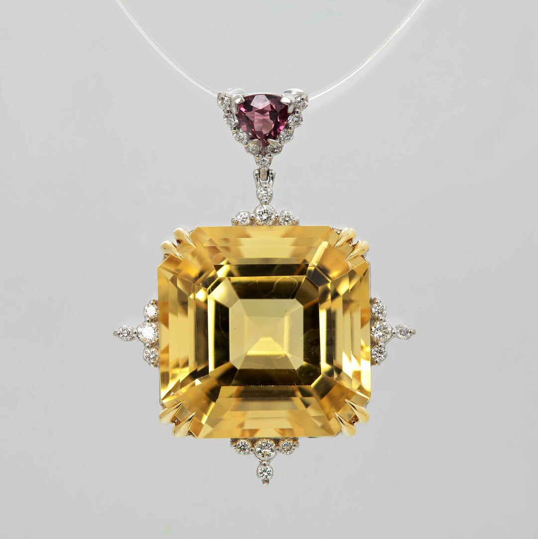 Decouture by Roman Zakharyan: Radiant Citrine, Rhodolite Garnet and ...