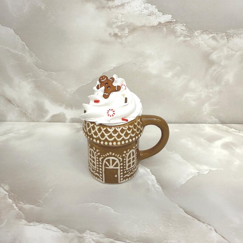 Gingerbread Mug Topper - Etsy