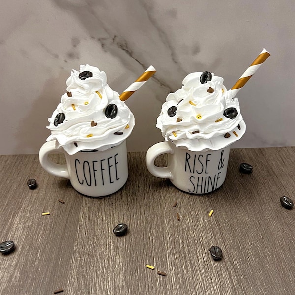 Faux Whipped Cream Mug Topper - Etsy