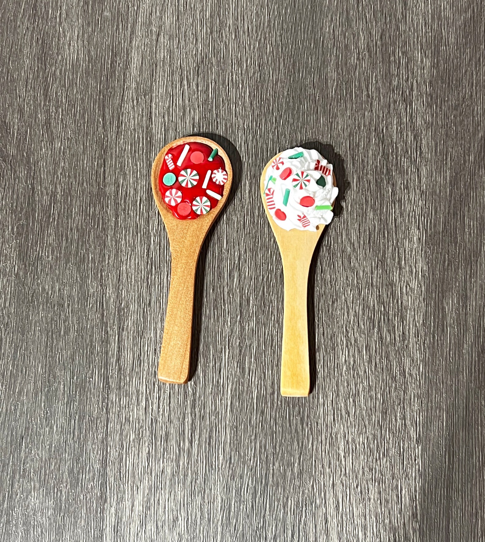 Mini Wooden Spoons Tiered Tray Decor Decorative Spoons - Etsy