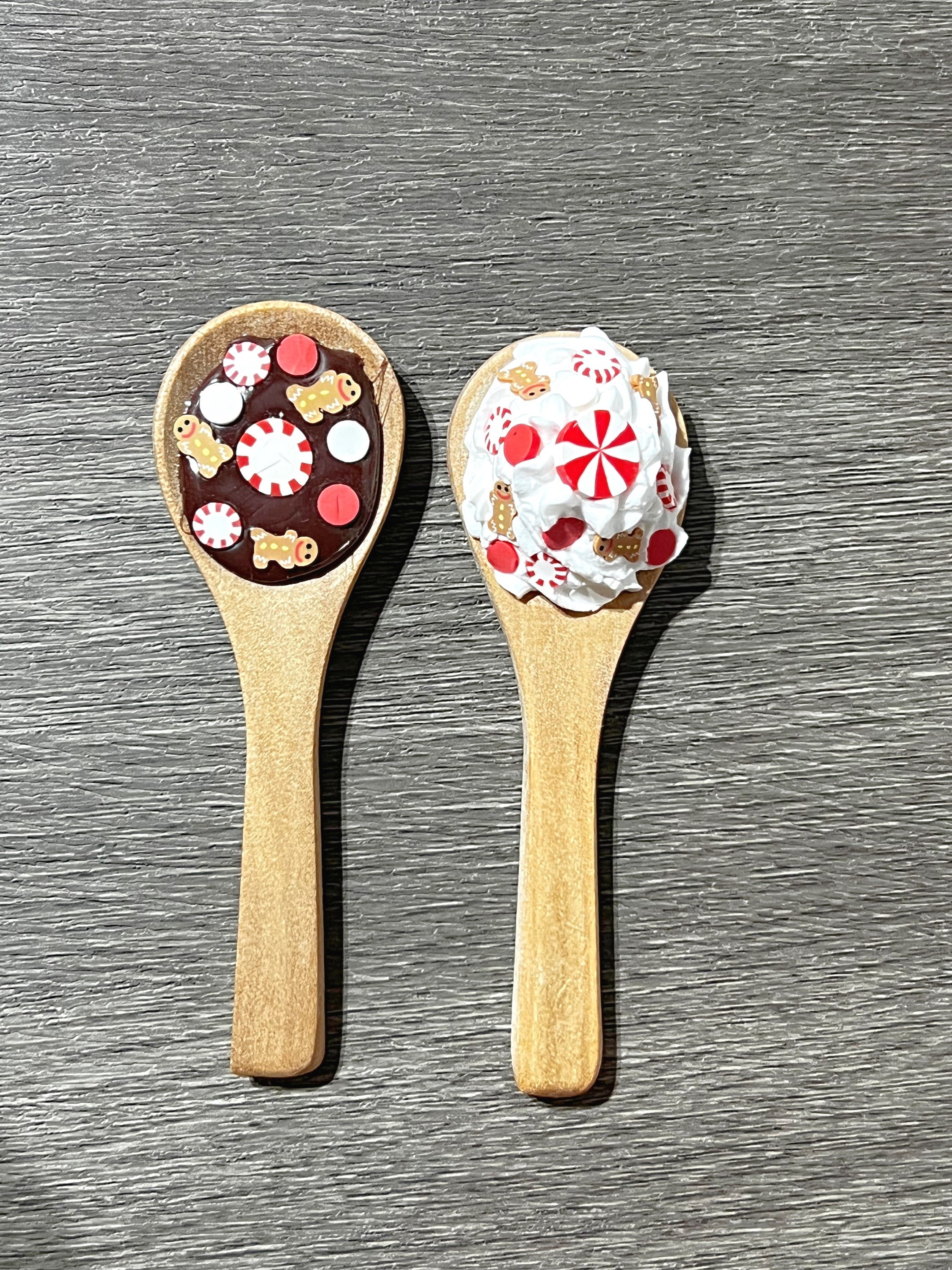 Mini Wooden Spoons Tiered Tray Decor Decorative Spoons - Etsy