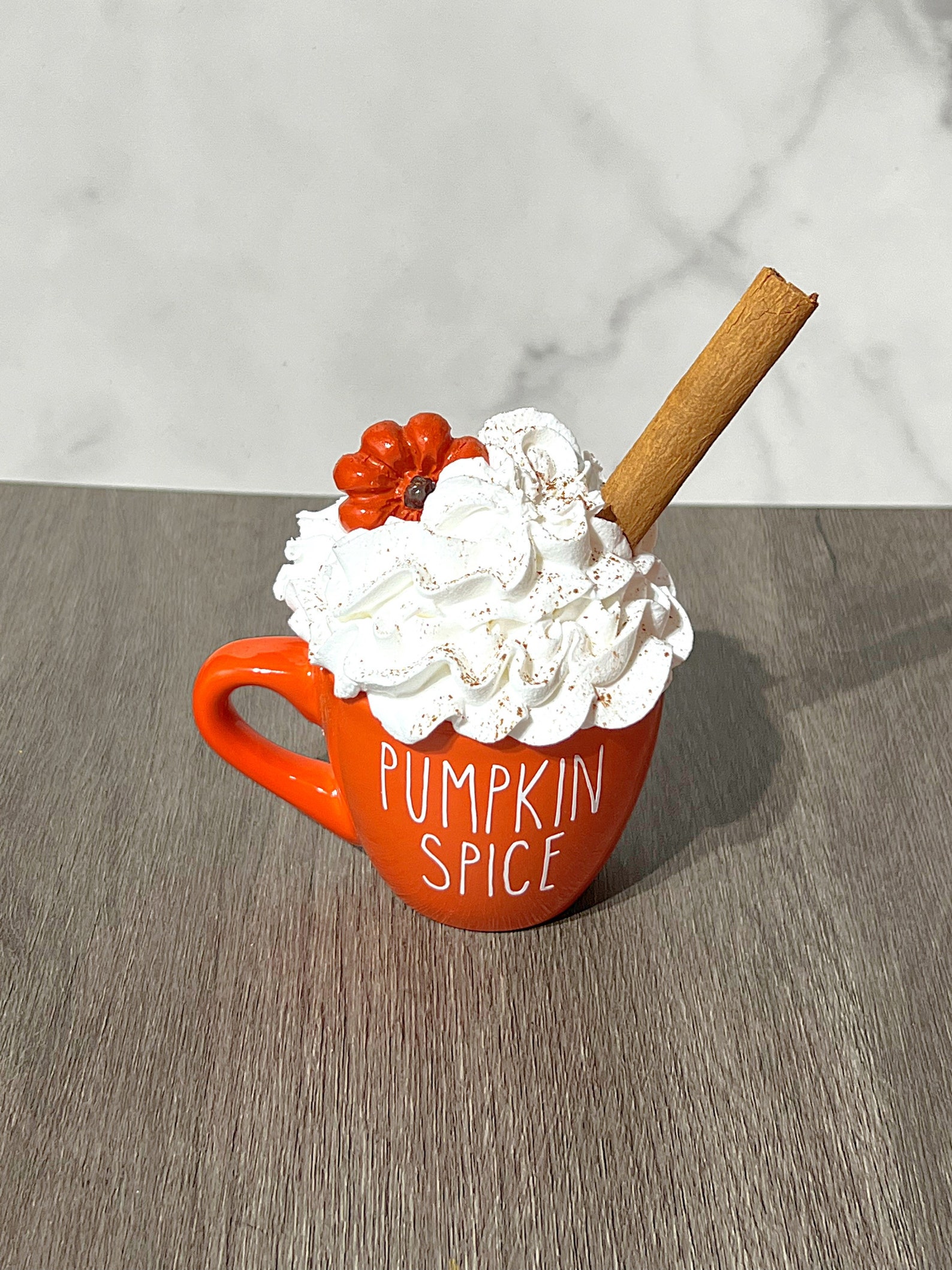 Mini Mug With Whipped Topper Pumpkin Spice Mug Tiered Tray - Etsy