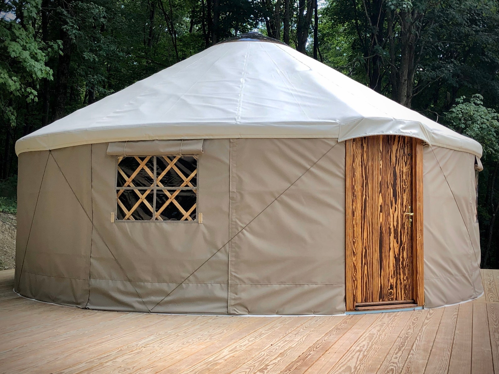 20' Yurt, Traditionally Framed by Pisgah Yurt Craft, Base Package - Etsy