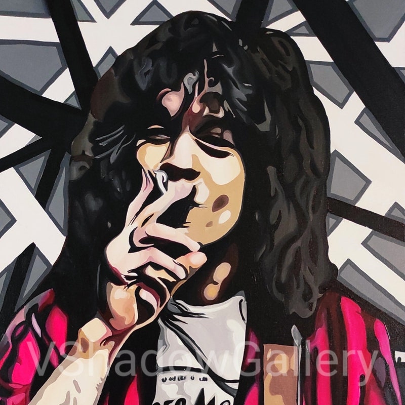 Eddie Van Halen Print - Etsy