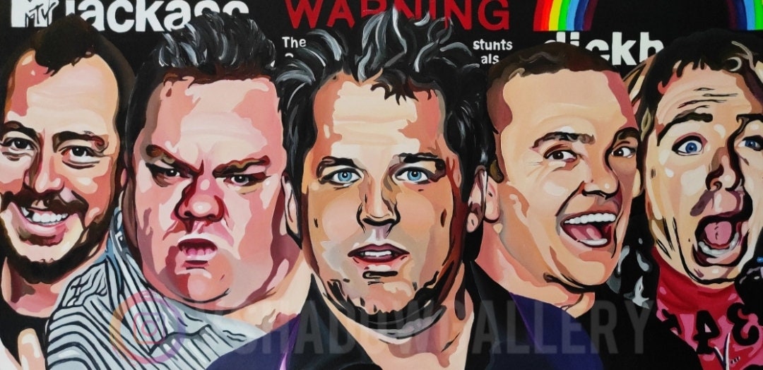 Jackass MTV Hand Painted Poster PRINT - Etsy