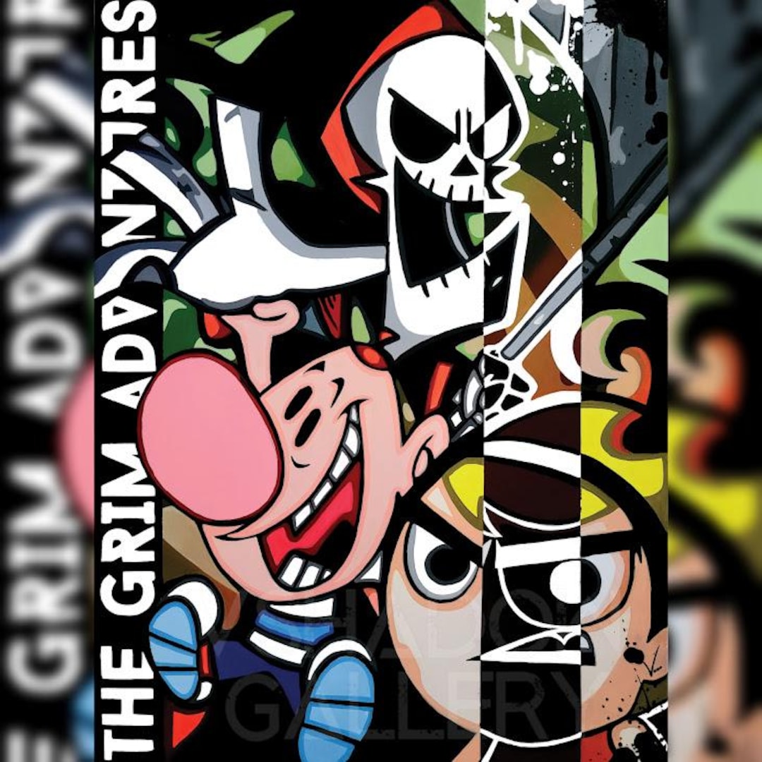The Grime Adventures Hand Painted Design Quality Poster PRINT - Etsy