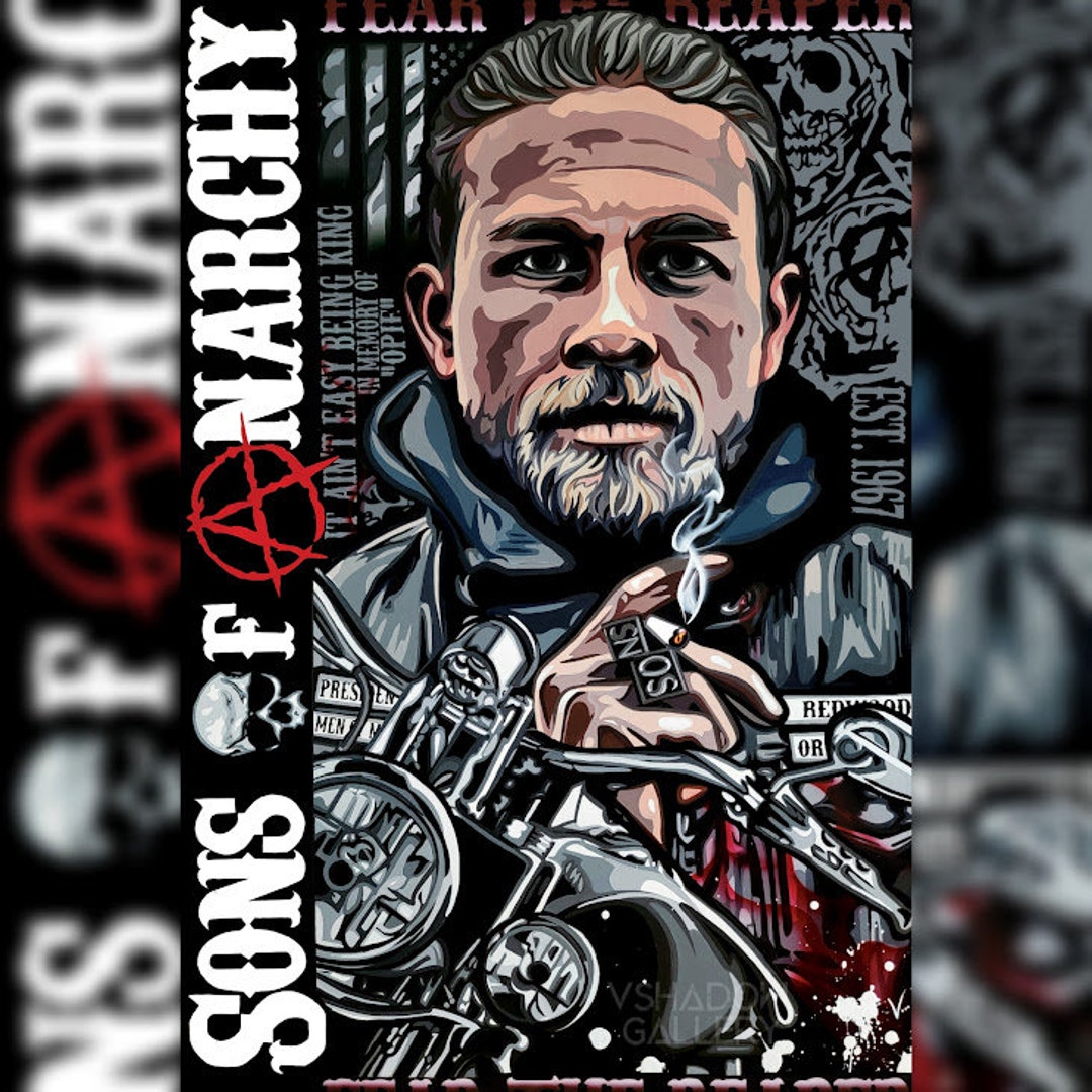 Sons of Anarchy Hand Painted Design Quality Poster PRINT - Etsy