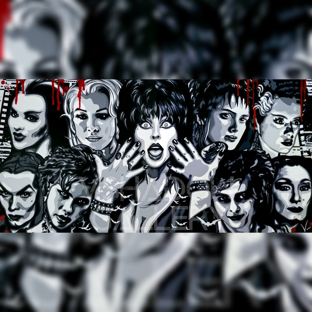 Horror Icons Scream Queens Poster Print - Etsy