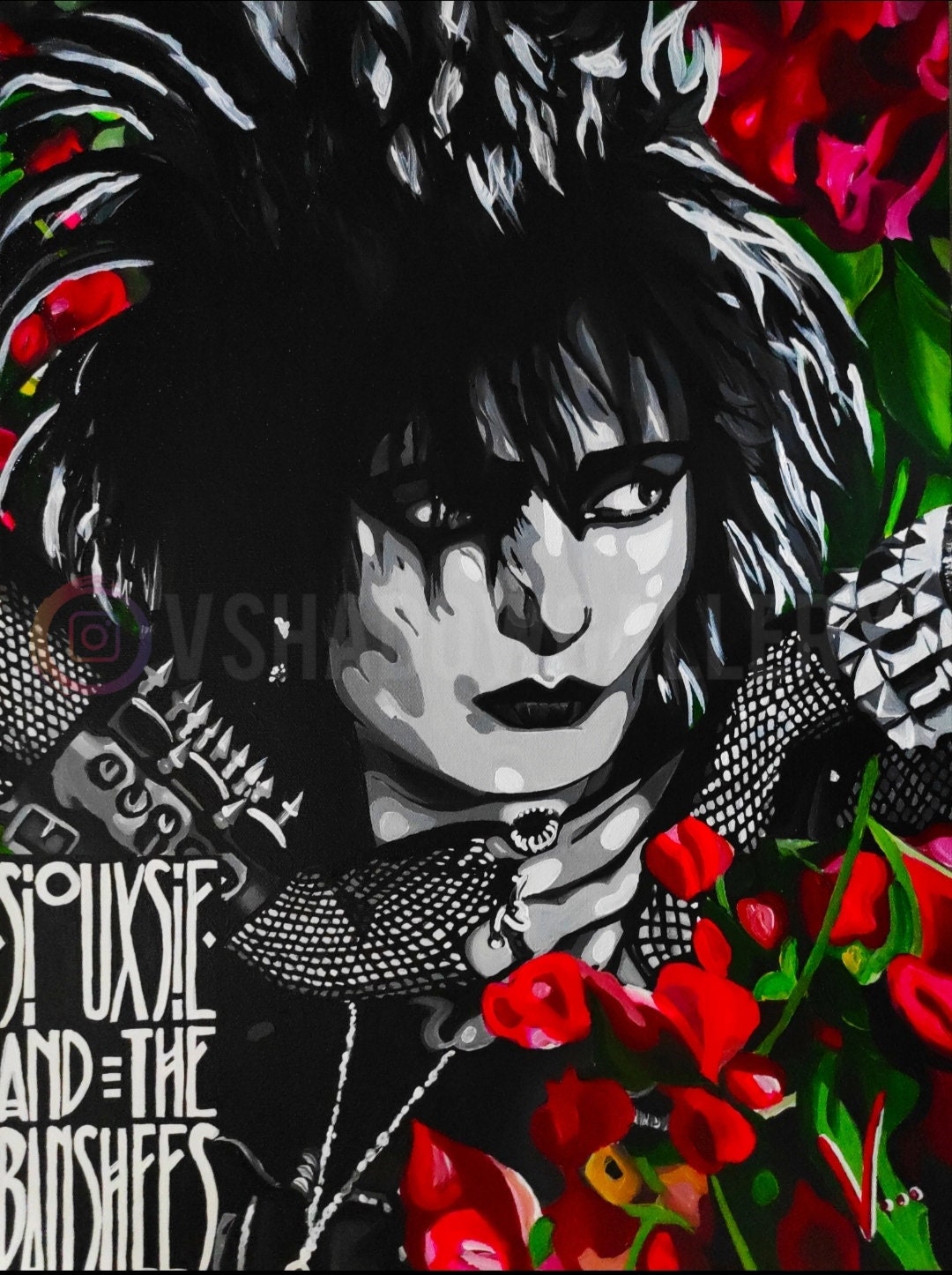 Siouxsie and the Banshees Hand Painted Design PRINT Poster Print - Etsy