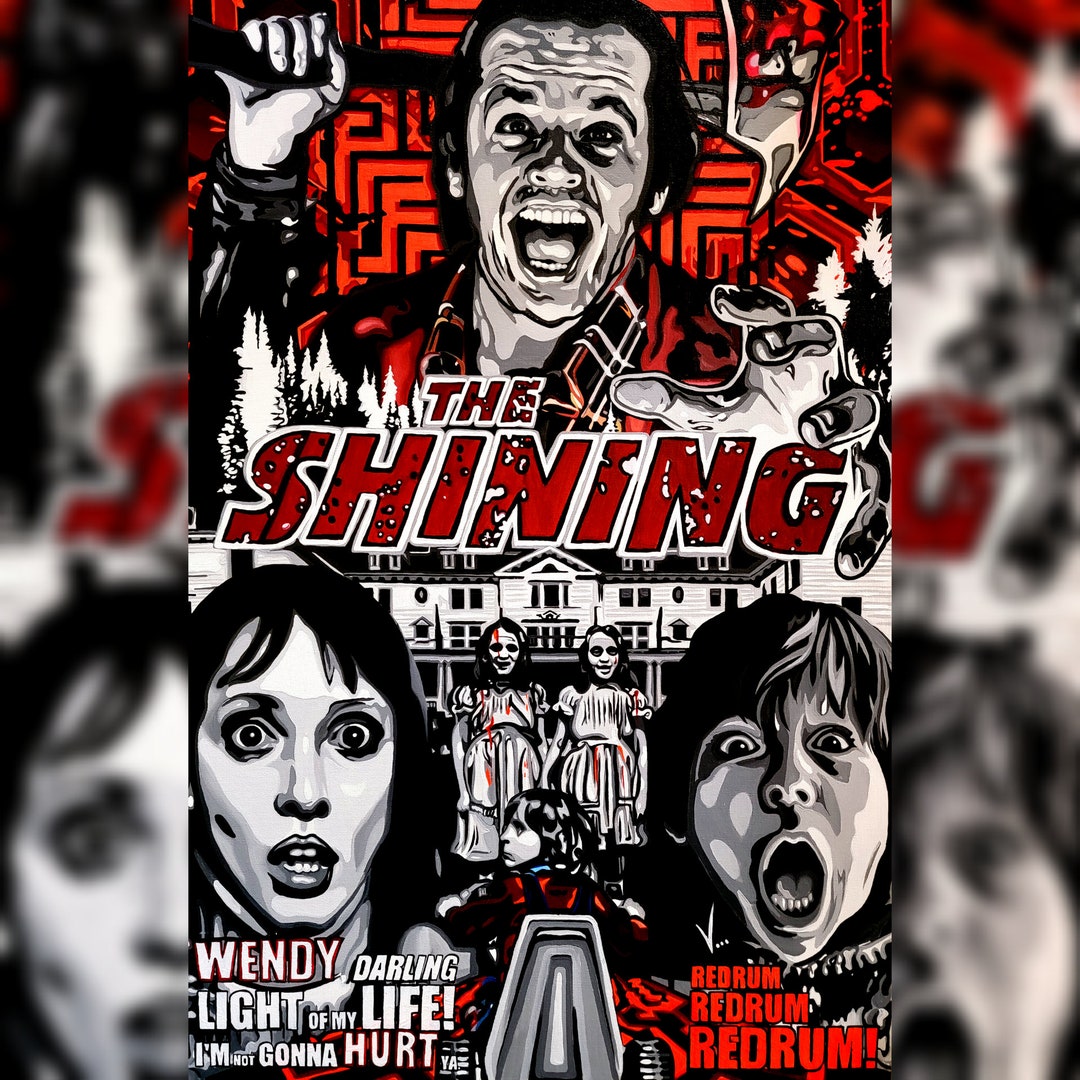 The Shining Hand Painted Design Quality PRINT - Etsy