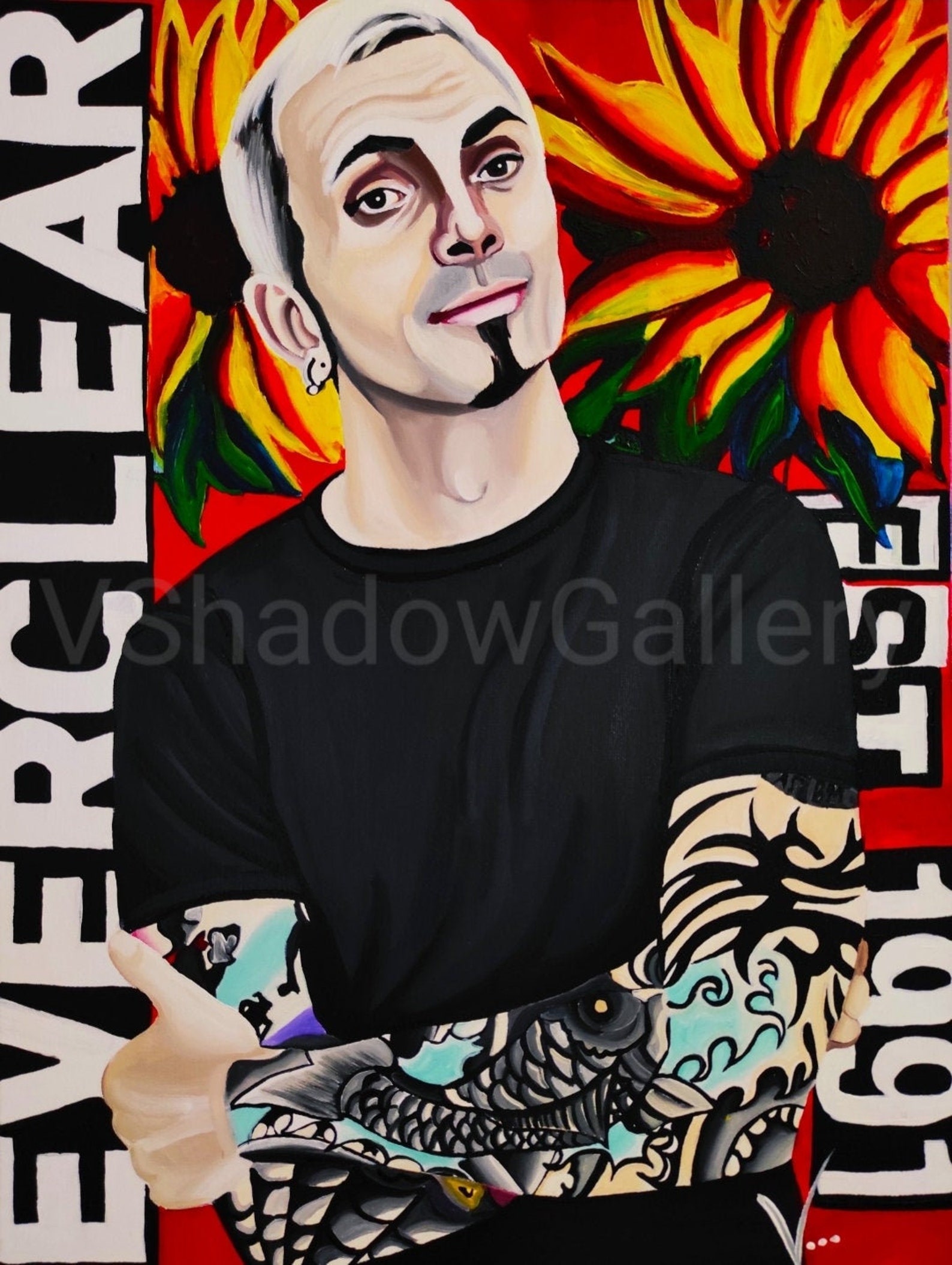 Everclear Art Alexakis 90s Band Hand Painted Design PRINT - Etsy