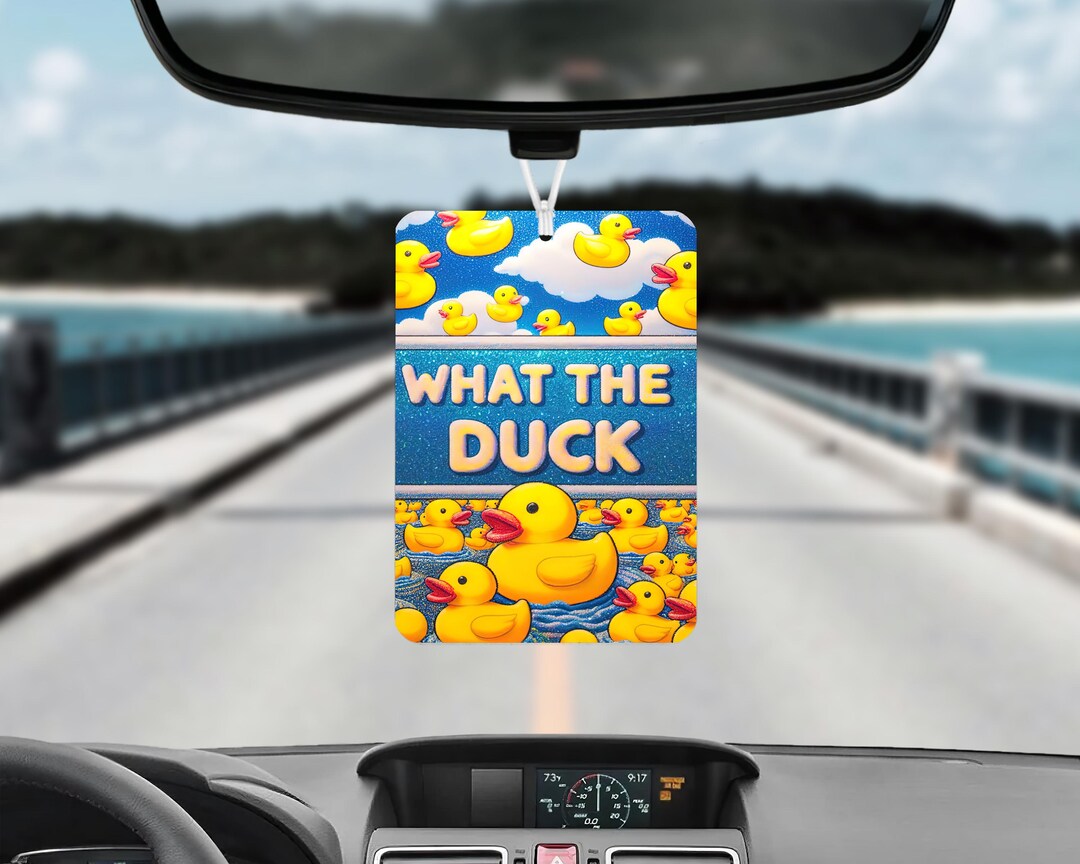 Duck Air Freshener – Aesthetic Hanging Car Accessory, Car Decor - Etsy