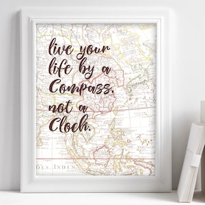 Travel Quote Poster, Travel Quote Printable, Travel Art Print, Travel ...